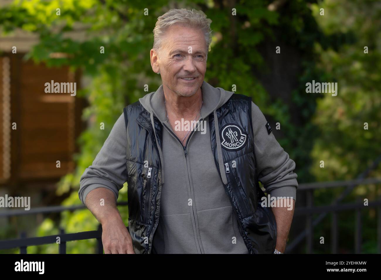 Der Dresdner Schlagersänger Olaf Berger - aufgenommen im Louisenhof ...
