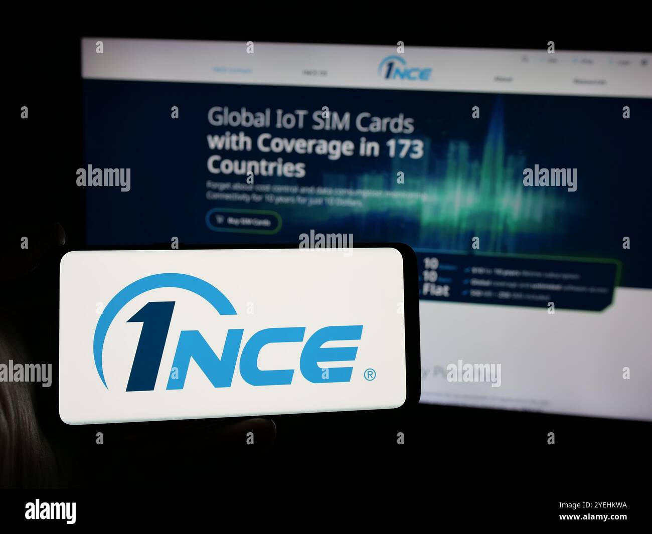 1nce logo hi-res stock photography and images - Alamy