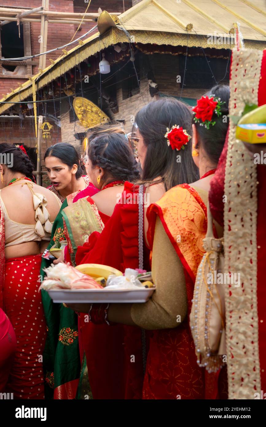 Kathmandu, Nepal - September 06, 2024 : Nepali Hindu Festival Teej ...