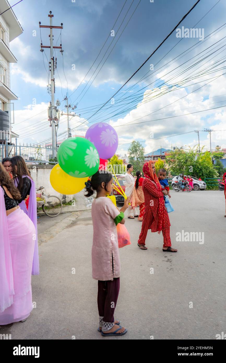 Kathmandu, Nepal - September 06, 2024 : Nepali Hindu Festival Teej ...
