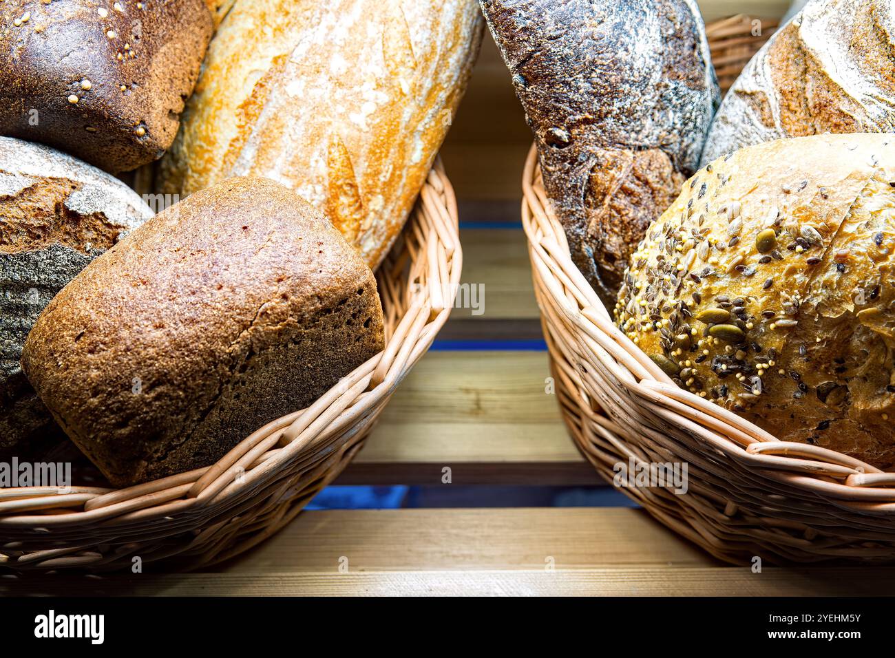 Various types baked bread hi-res stock photography and images - Alamy