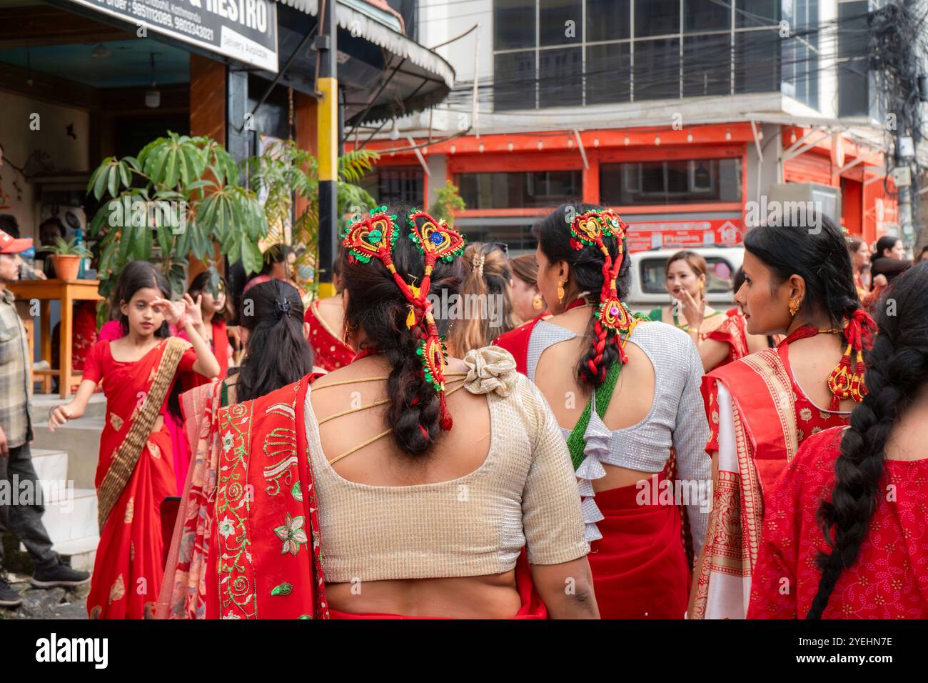 Kathmandu, Nepal - September 06, 2024 : Nepali Hindu Festival Teej ...