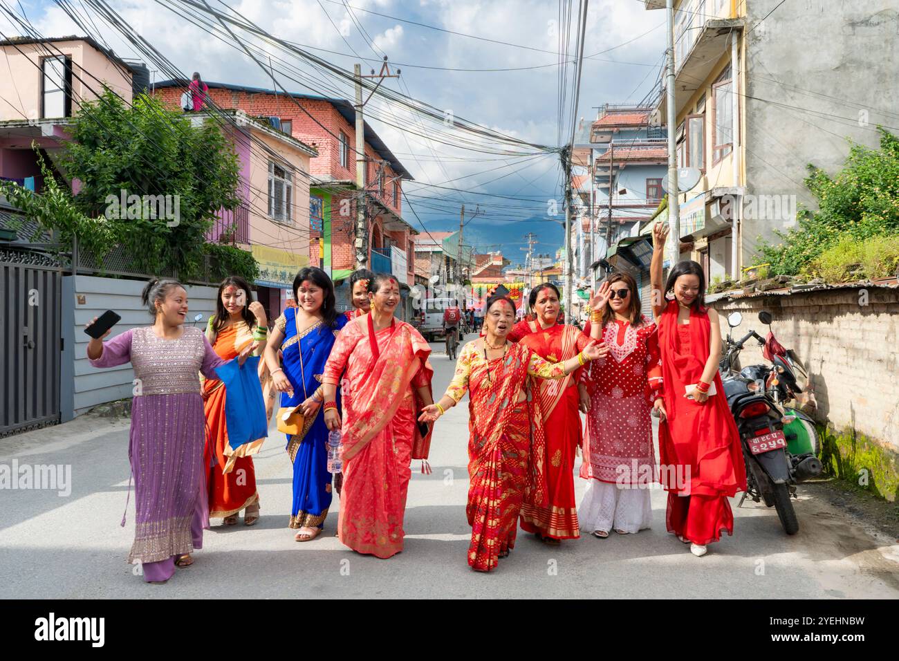 Kathmandu, Nepal - September 06, 2024 : Nepali Hindu Festival Teej ...