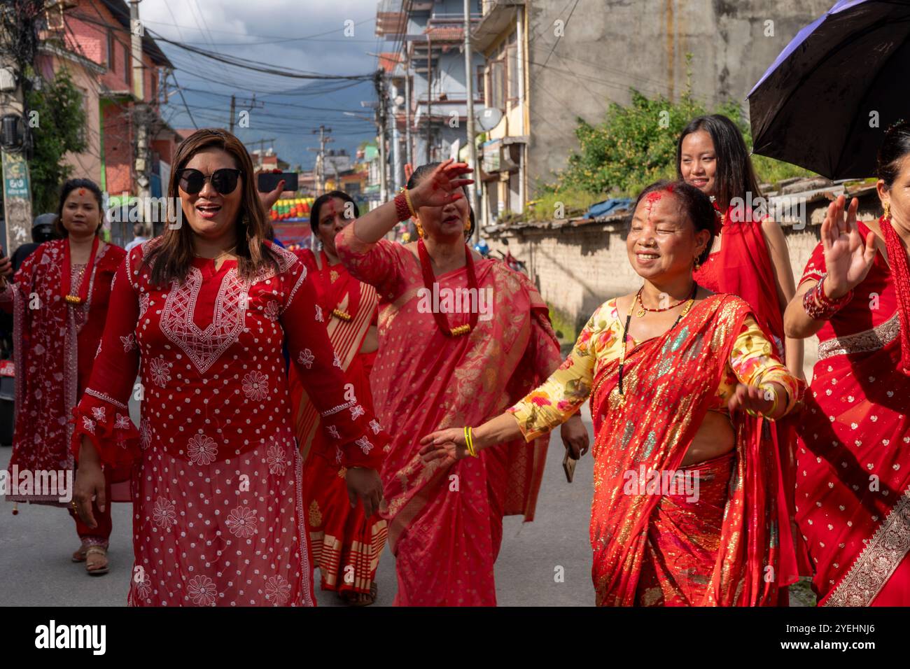 Kathmandu, Nepal - September 06, 2024 : Nepali Hindu Festival Teej ...
