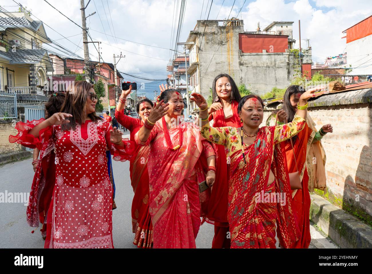Kathmandu, Nepal - September 06, 2024 : Nepali Hindu Festival Teej ...