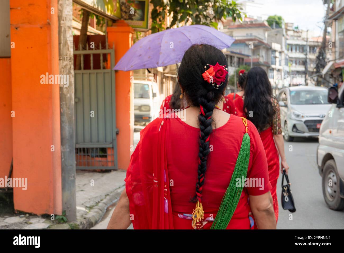 Kathmandu, Nepal - September 06, 2024 : Nepali Hindu Festival Teej ...