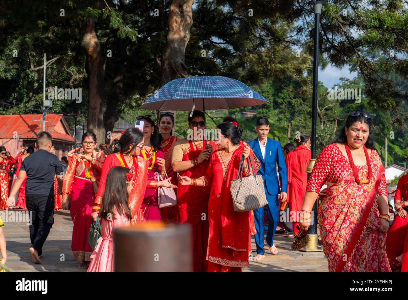 Kathmandu, Nepal - September 06, 2024 : Nepali Hindu Festival Teej ...