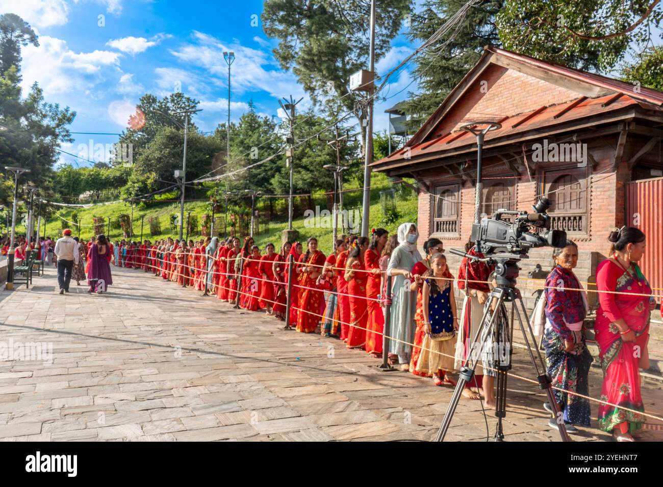 Kathmandu, Nepal - September 06, 2024 : Nepali Hindu Festival Teej ...