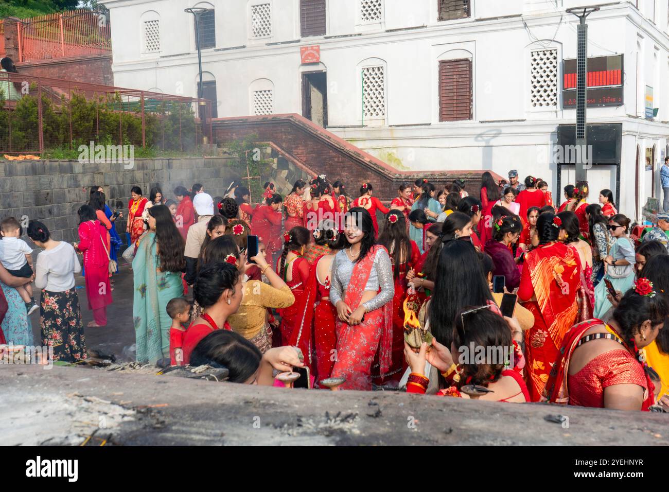 Kathmandu, Nepal - September 06, 2024 : Nepali Hindu Festival Teej ...
