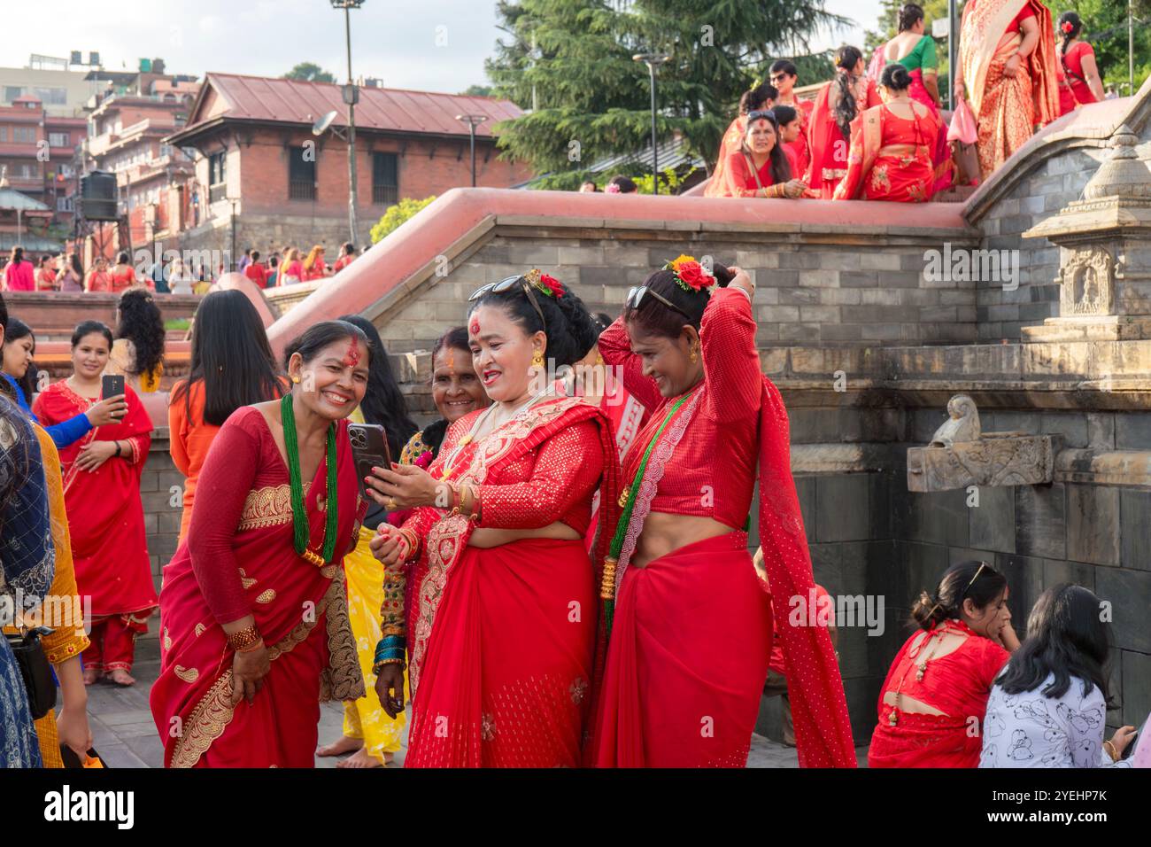 Kathmandu, Nepal - September 06, 2024 : Nepali Hindu Festival Teej ...