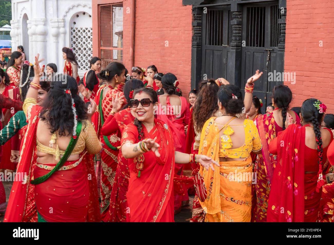 Kathmandu, Nepal - September 06, 2024 : Nepali Hindu Festival Teej ...