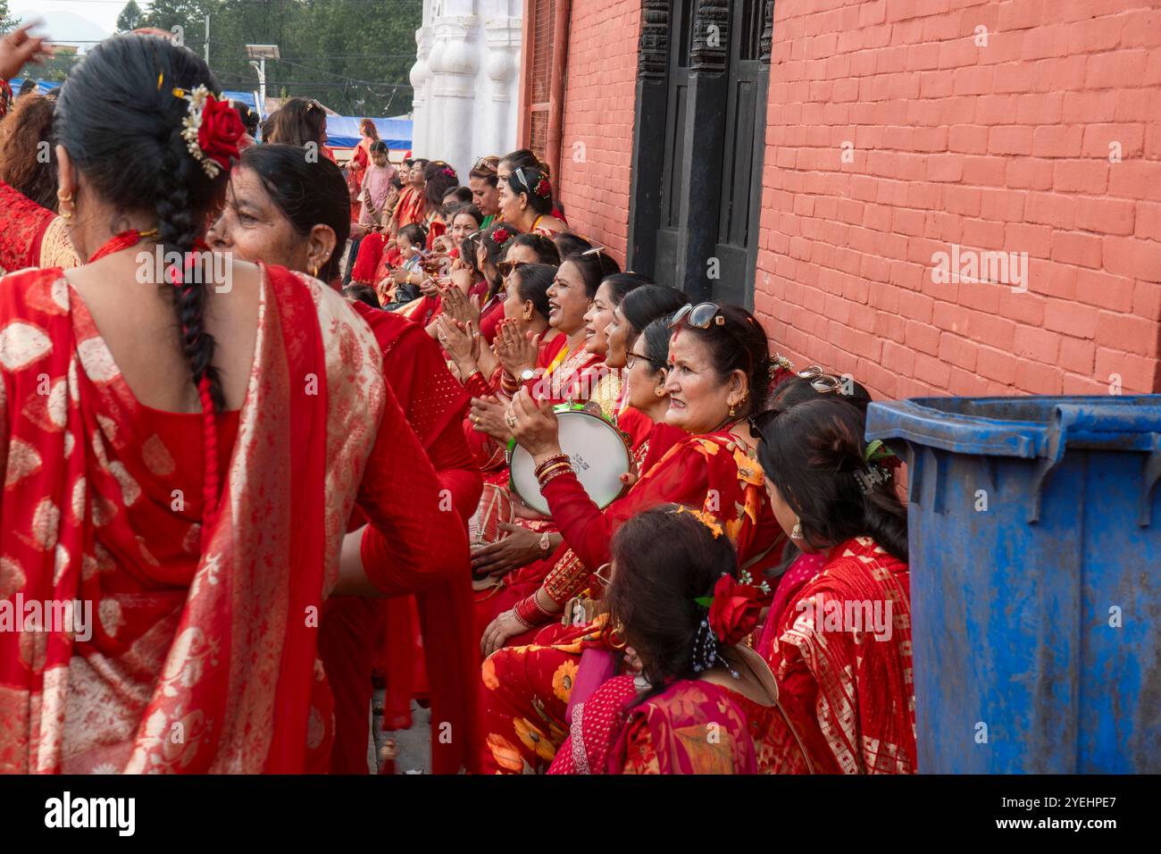 Kathmandu, Nepal - September 06, 2024 : Nepali Hindu Festival Teej ...
