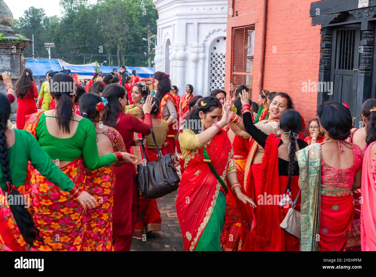 Kathmandu, Nepal - September 06, 2024 : Nepali Hindu Festival Teej ...