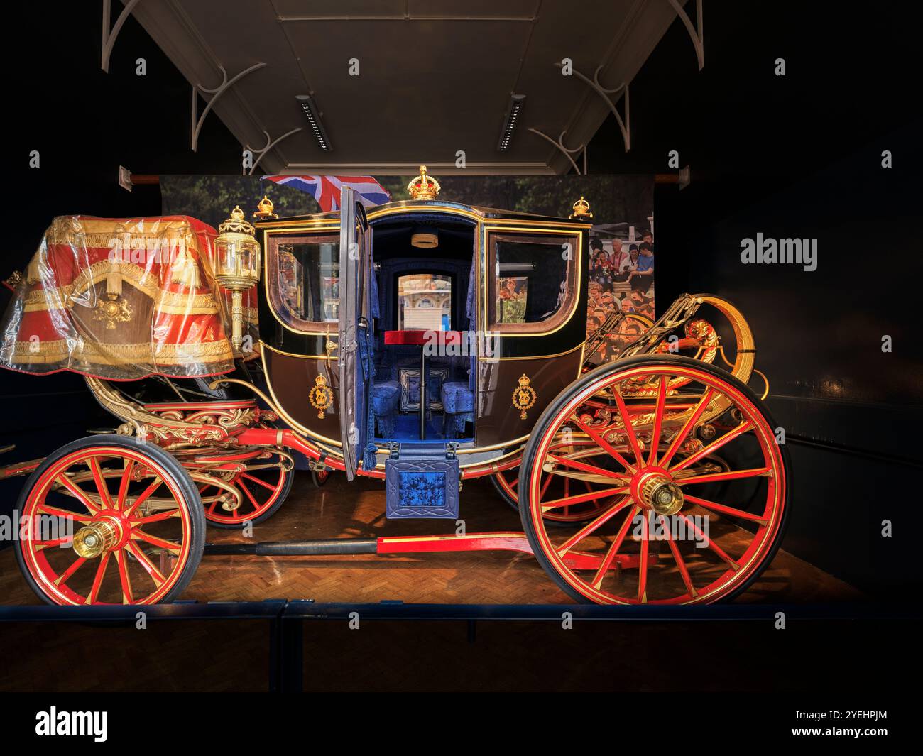 Queen Alexandra's state coach, built 1865, in The Royal Mews ...