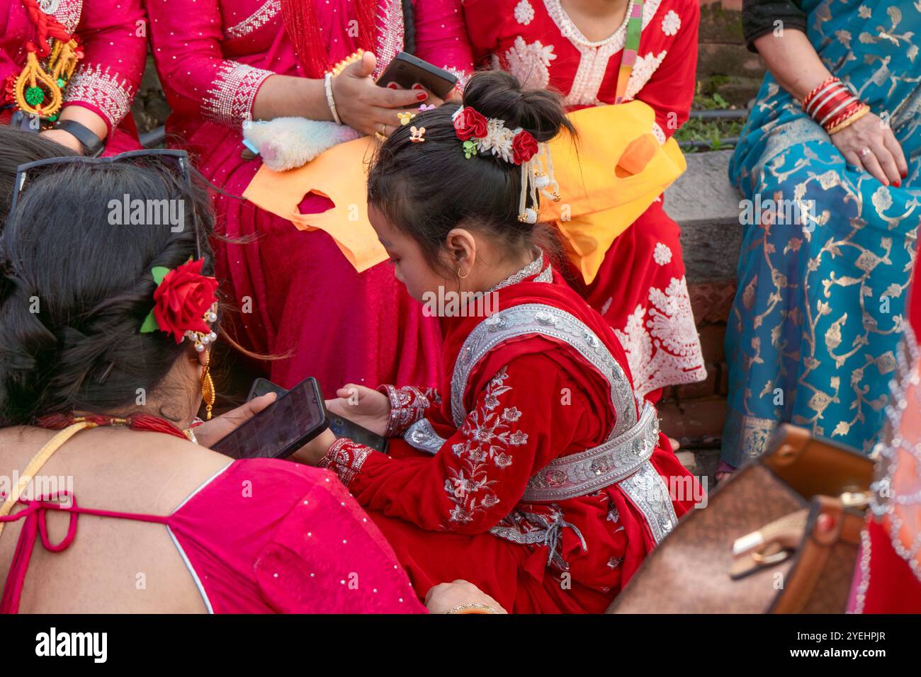 Kathmandu, Nepal - September 06, 2024 : Nepali Hindu Festival Teej ...