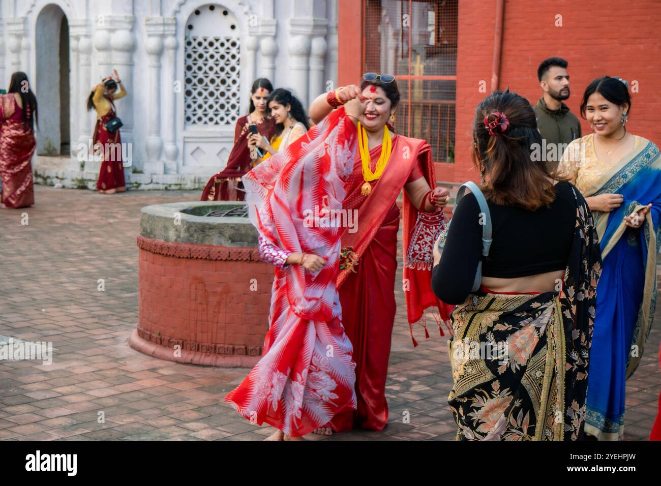 Kathmandu, Nepal - September 06, 2024 : Nepali Hindu Festival Teej ...