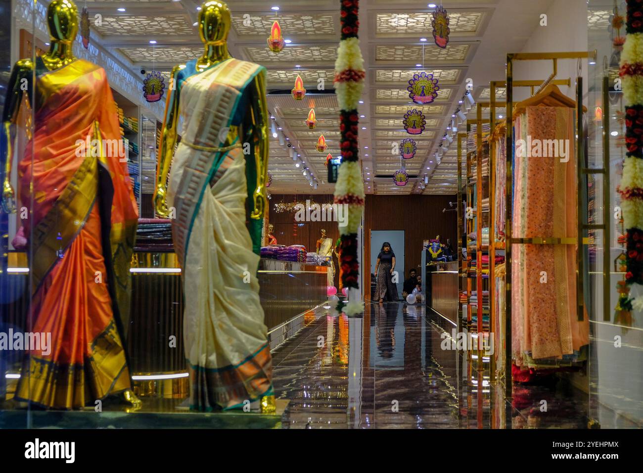 Klang, Malaysia. 30th Oct, 2024. A shopkeeper seen at traditional ...