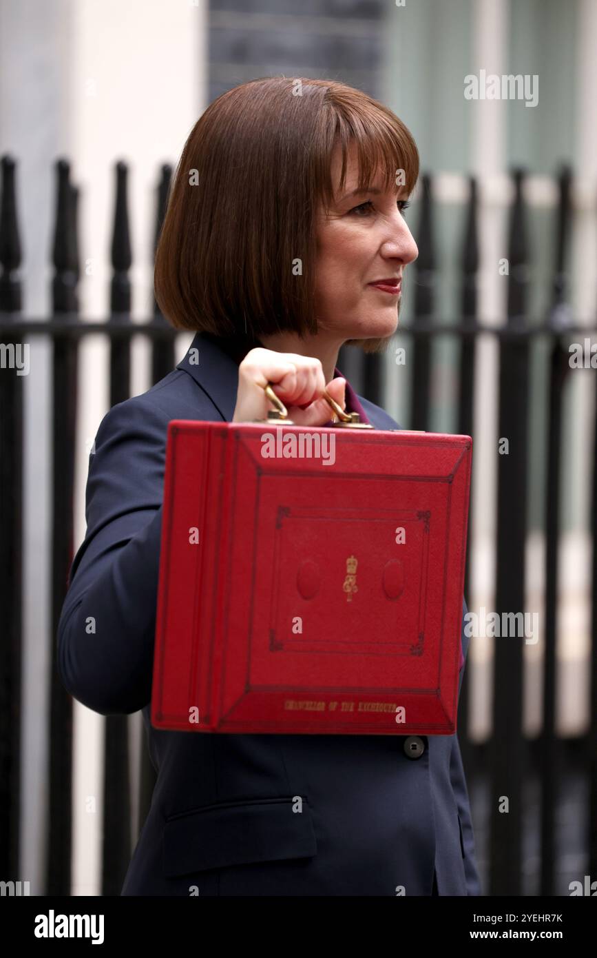 London, UK. 30th Oct, 2024. Rachel Reeves, the Chancellor of the ...