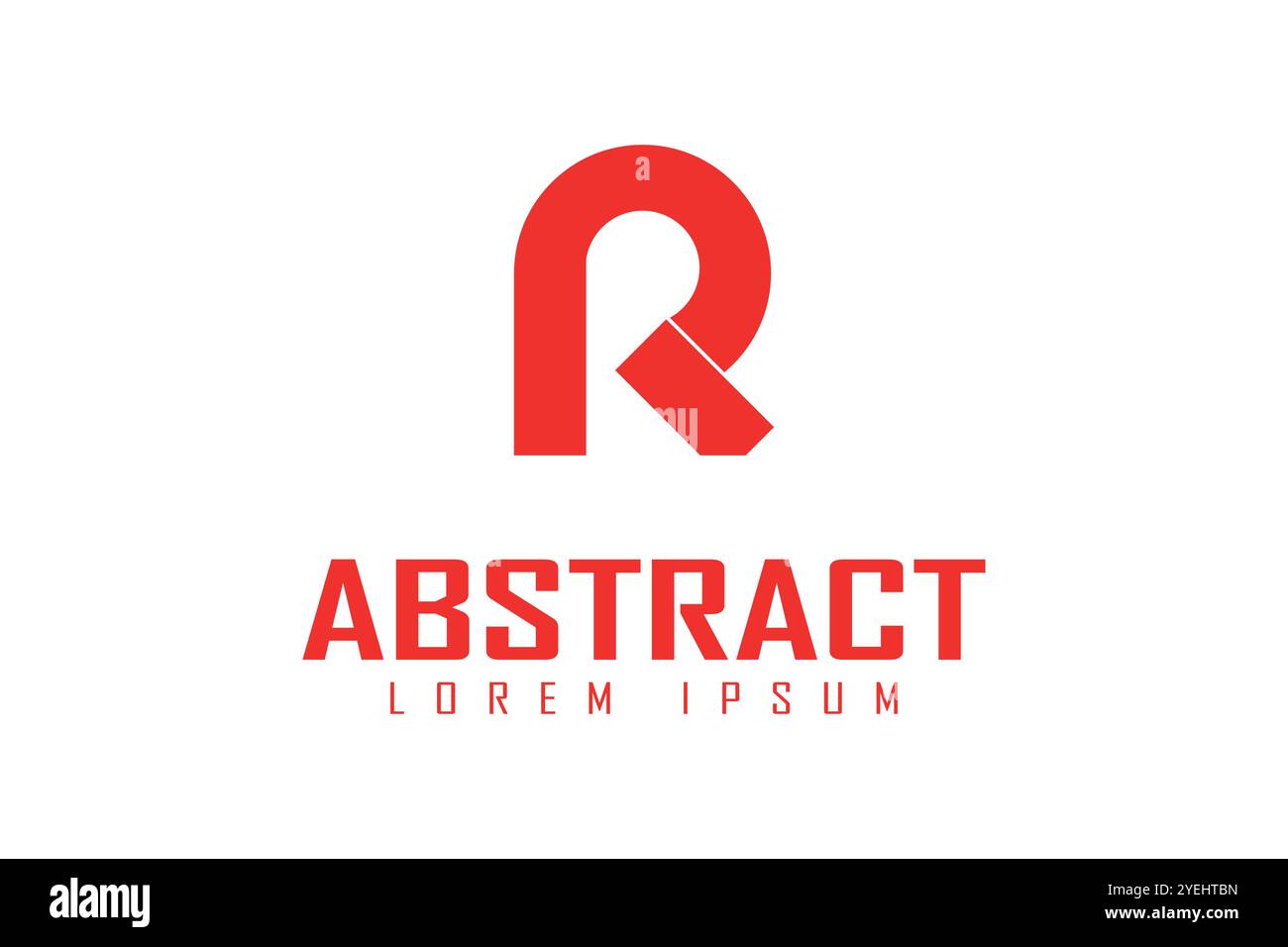 minimalist letter r logo collection for business and branding Stock ...