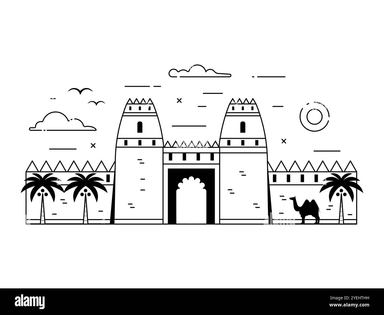 Uae emirates fortress Cut Out Stock Images & Pictures - Alamy