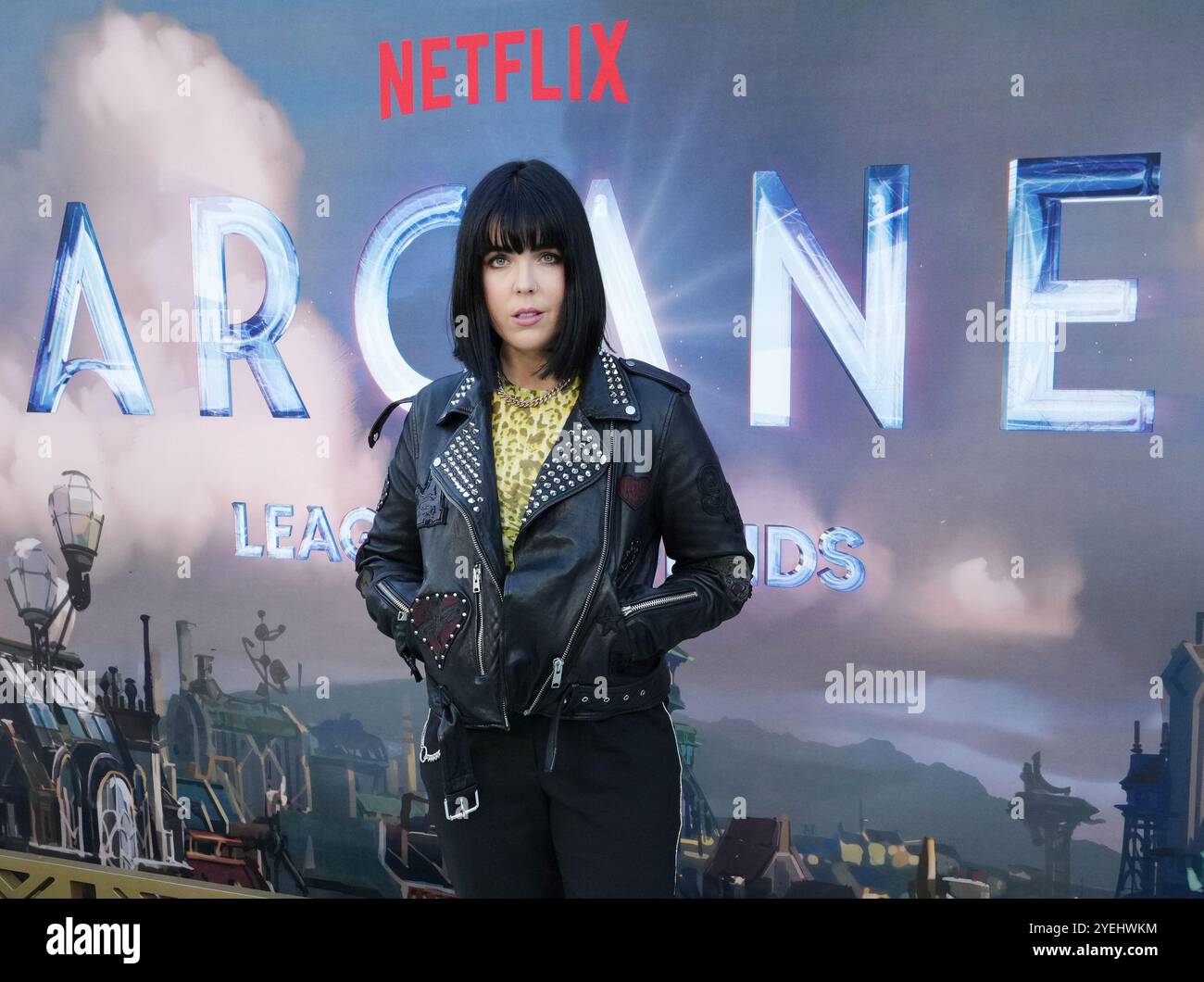 Los Angeles, USA. 30th Oct, 2024. Katy Townsend arrives at the ARCANE ...