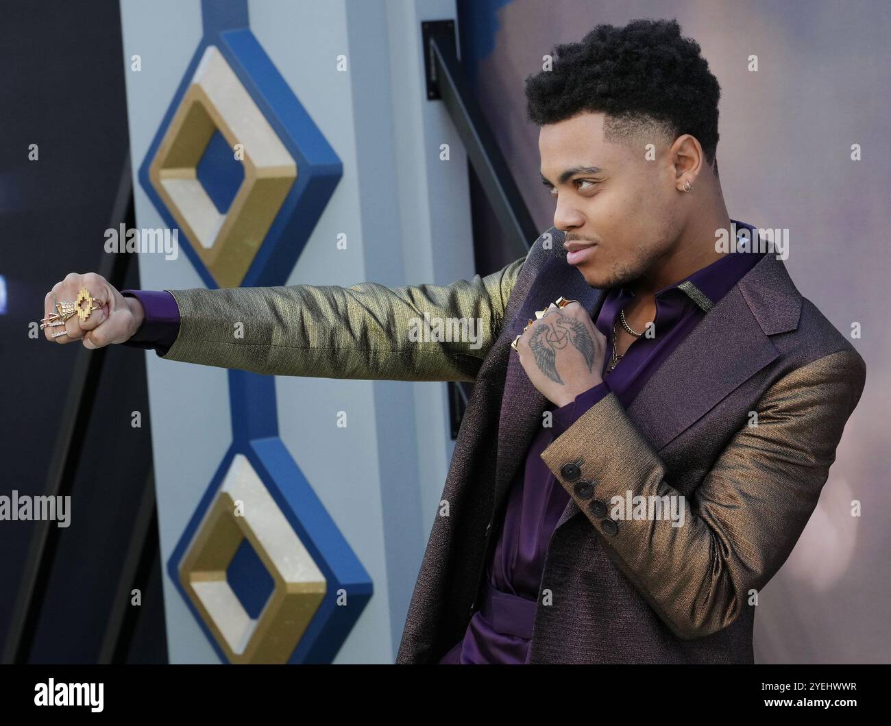 Los Angeles, USA. 30th Oct, 2024. Reed Shannon arrives at the ARCANE ...