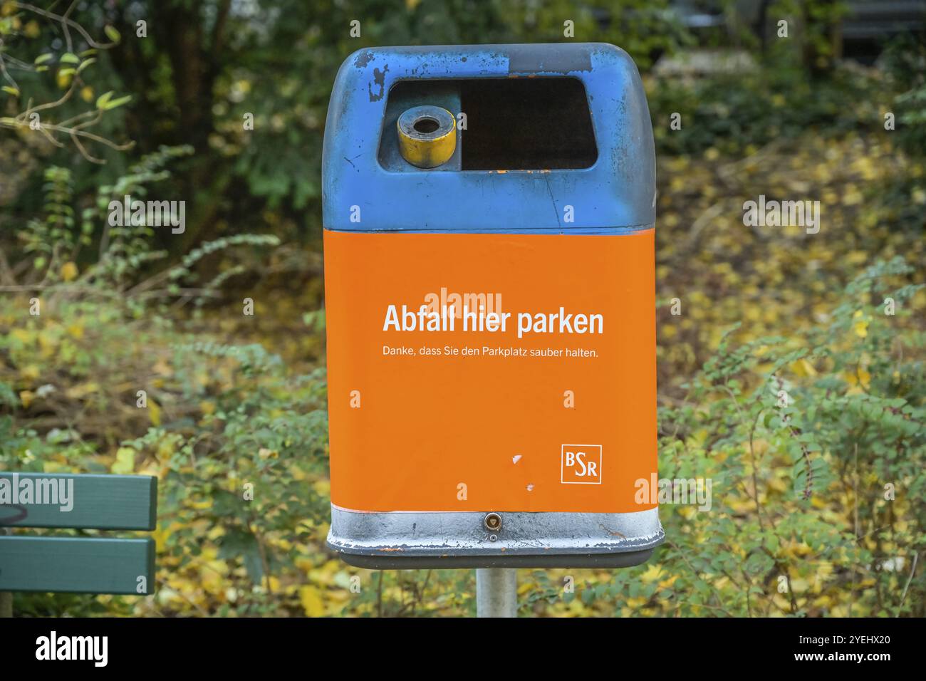 Waste bin, BSR, Berlin, Germany, Europe Stock Photo - Alamy
