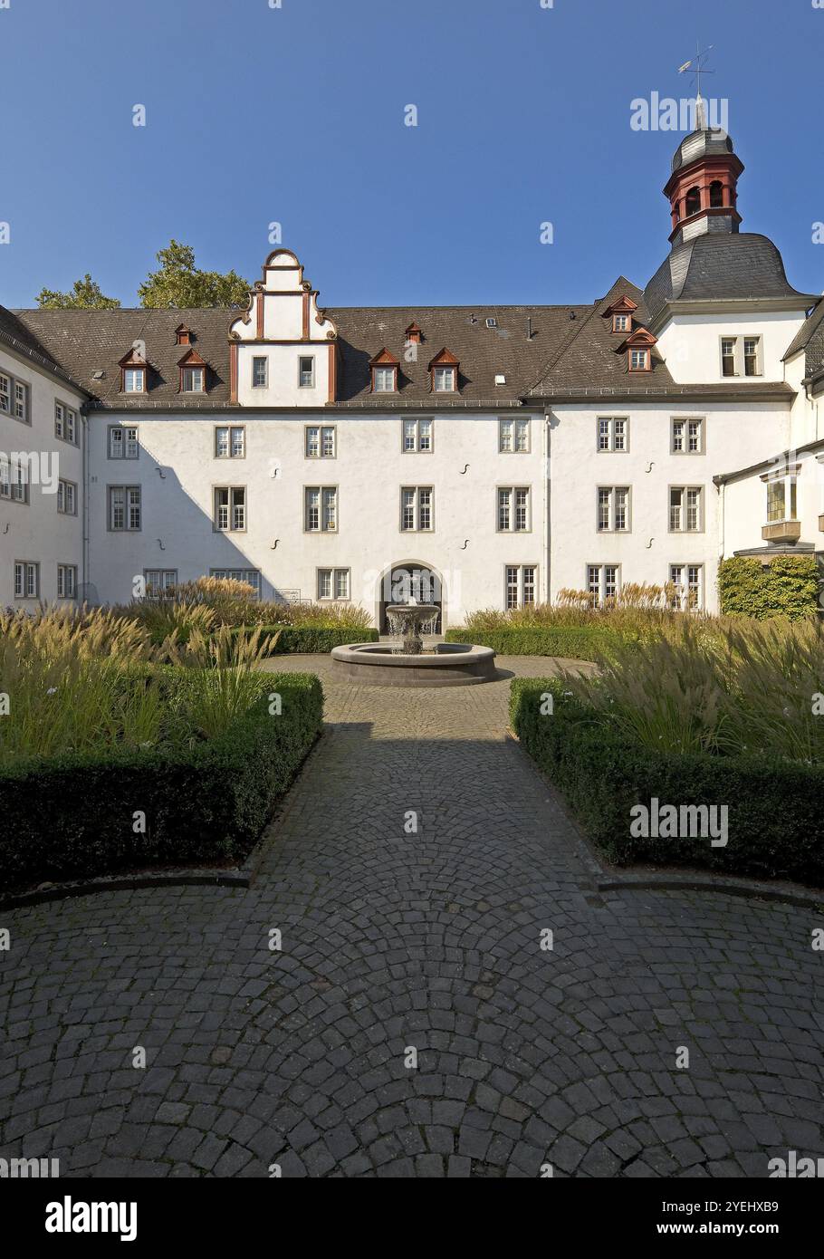 Historic town hall in the former Jesuit college, inner courtyard with ...