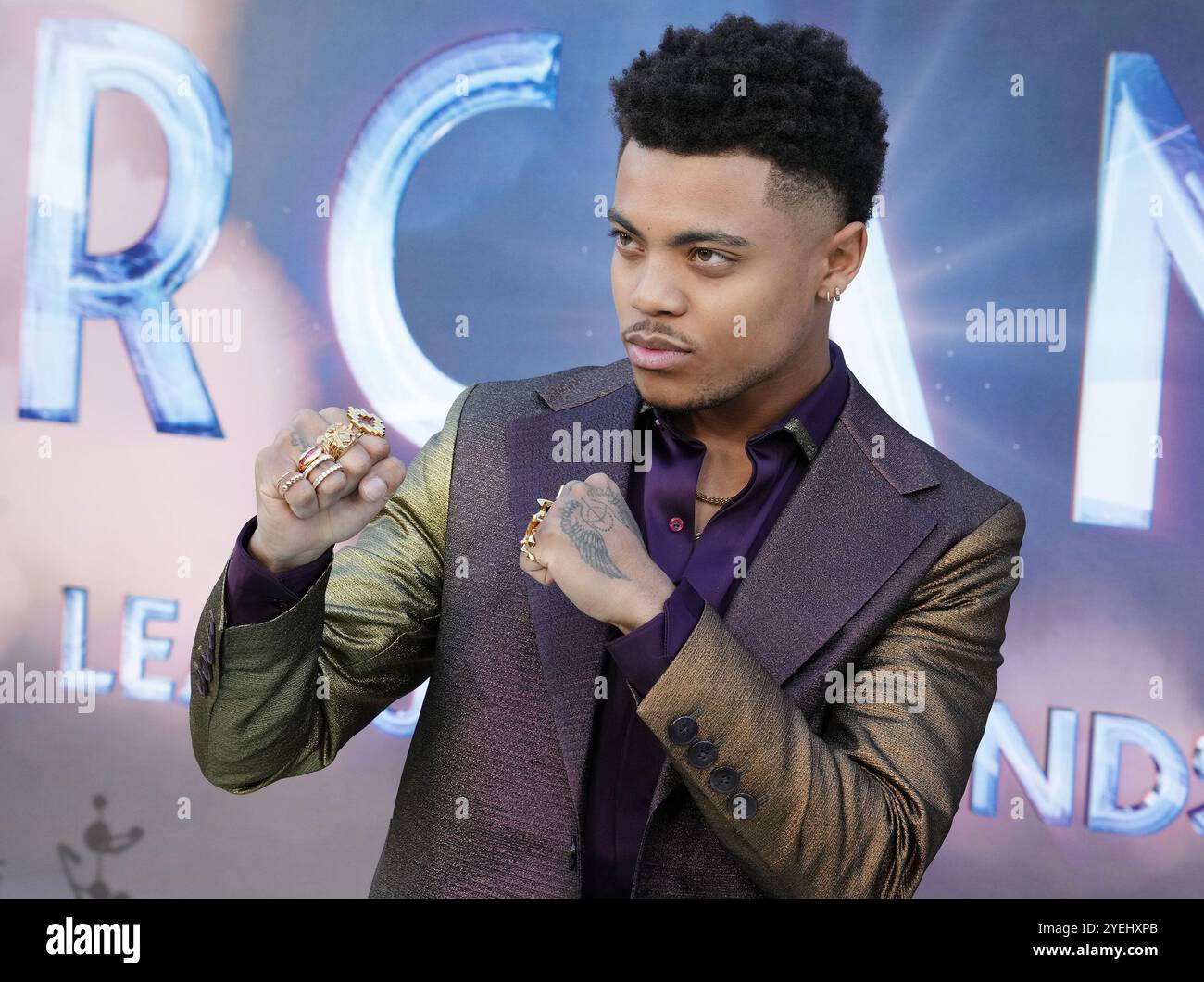 Los Angeles, USA. 30th Oct, 2024. Reed Shannon arrives at the ARCANE ...