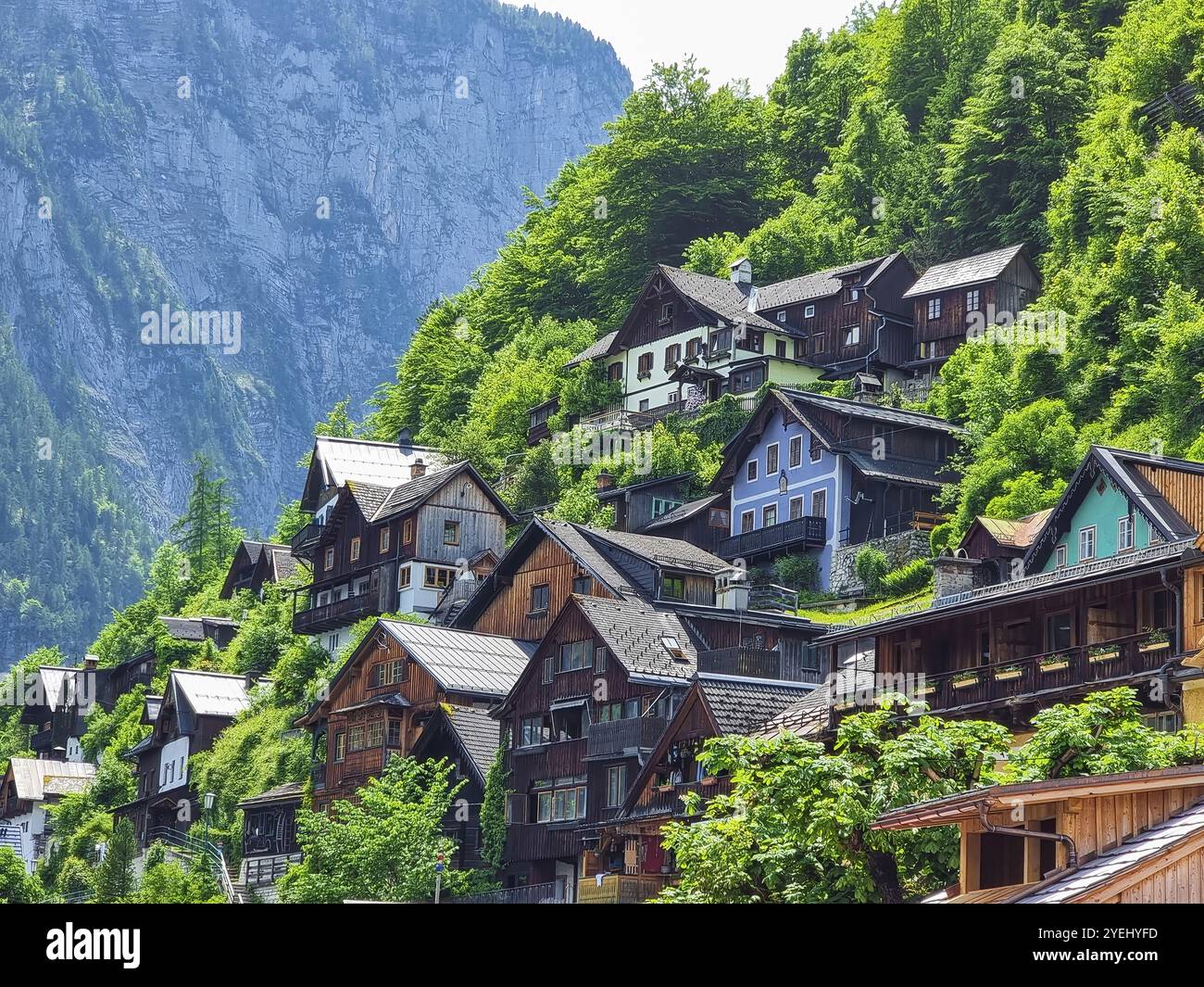 Hallstatt, a charming village on the Hallstattersee lake and a famous ...
