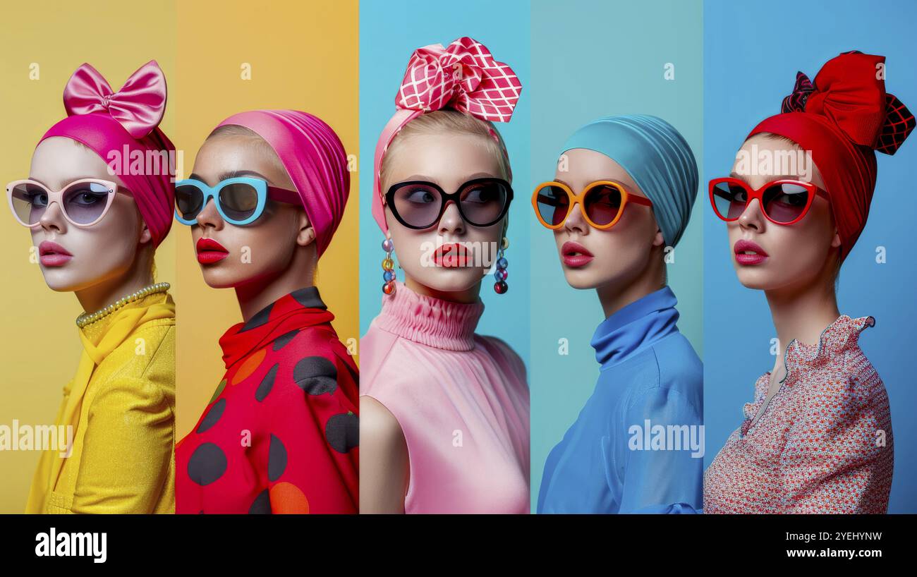 Fashion models chic outfits hi-res stock photography and images - Alamy