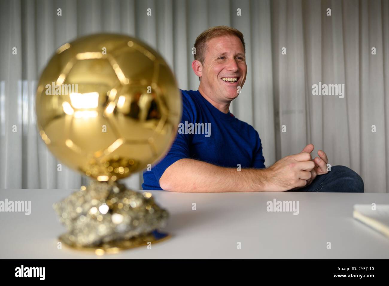 Paris, France. 30th Oct, 2024. julien mattia - Vincent Garcia and Ballon d'Or in Paris L'Equipe ...