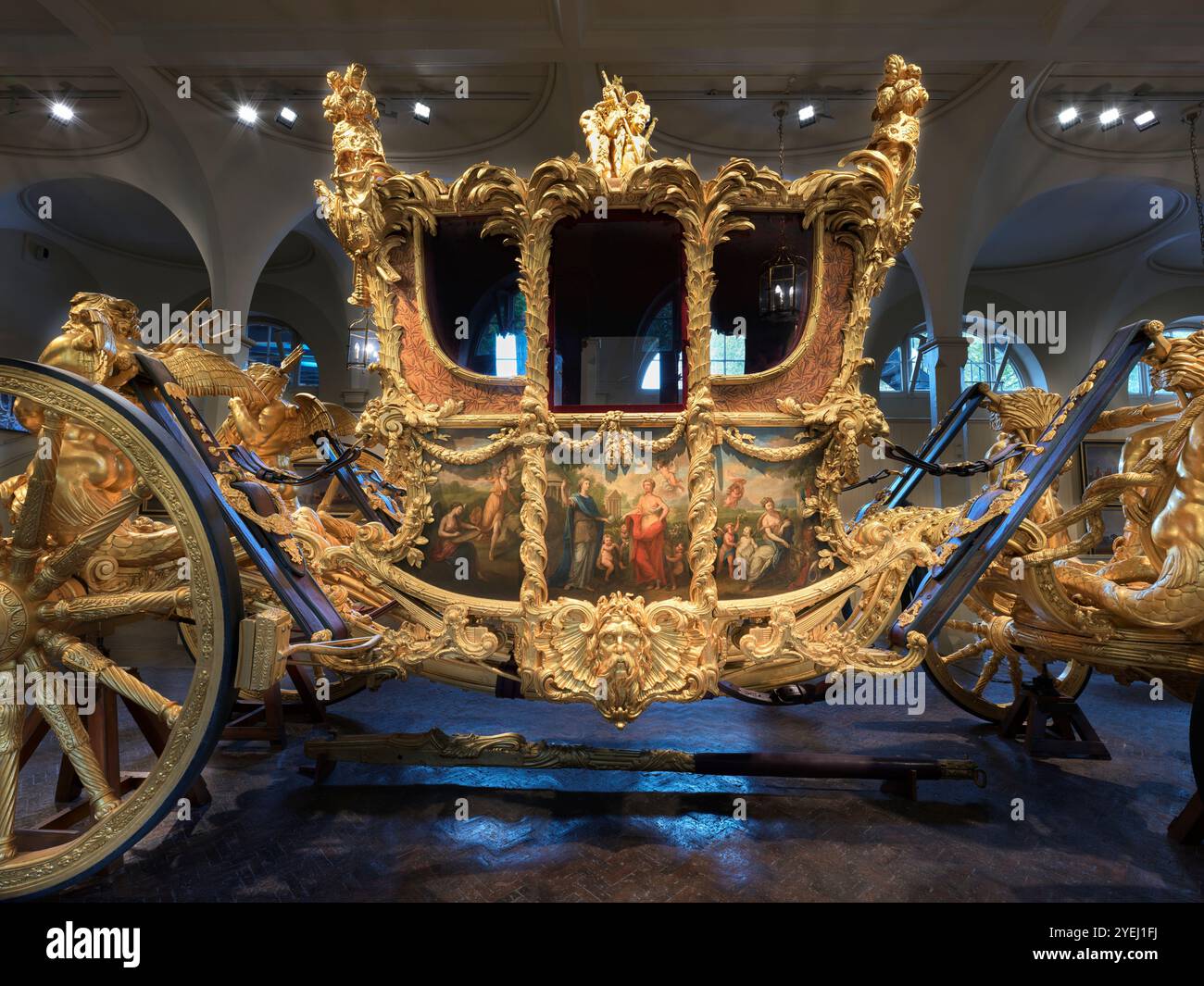 The gold state coach, often used when a british monarch is crowned king ...