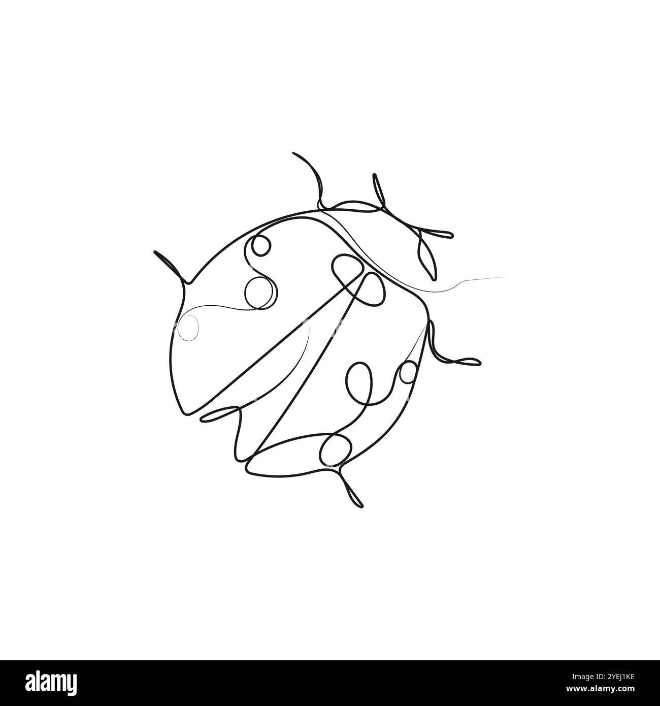 One line continuous red Black and White Stock Photos & Images - Alamy