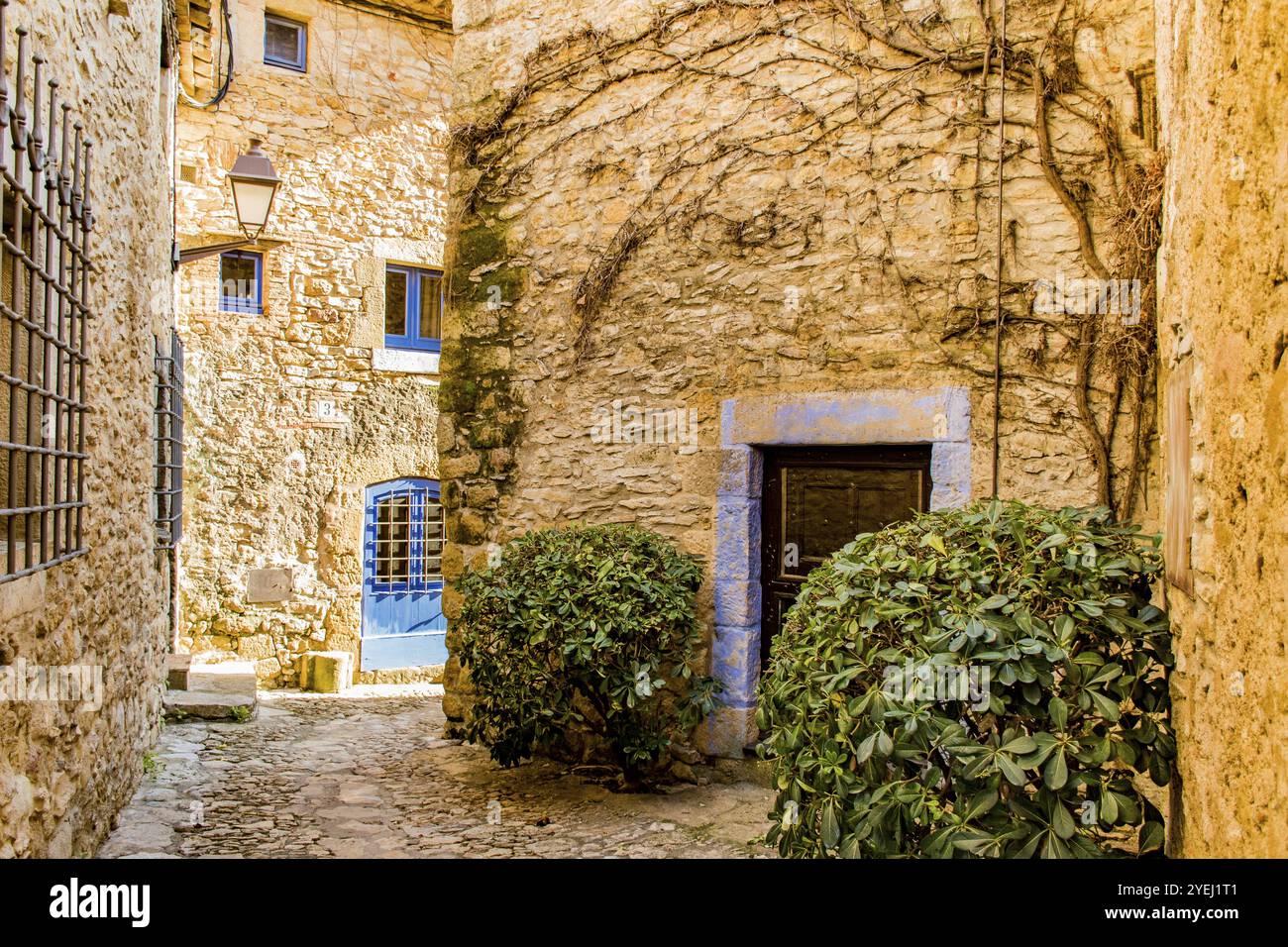 Medieval town of peratallada hi-res stock photography and images - Alamy
