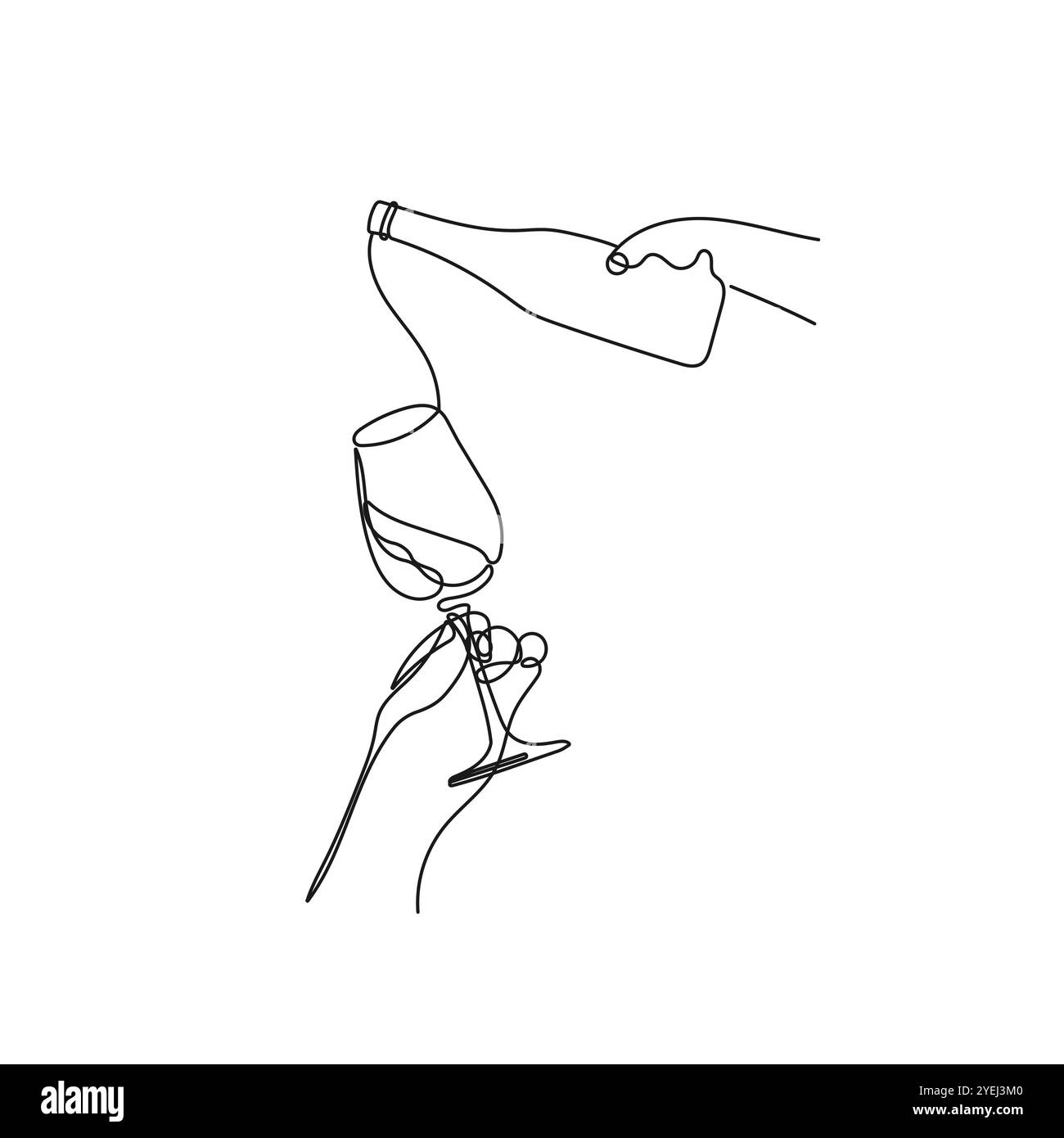 Female pour liquid from one Cut Out Stock Images & Pictures - Alamy