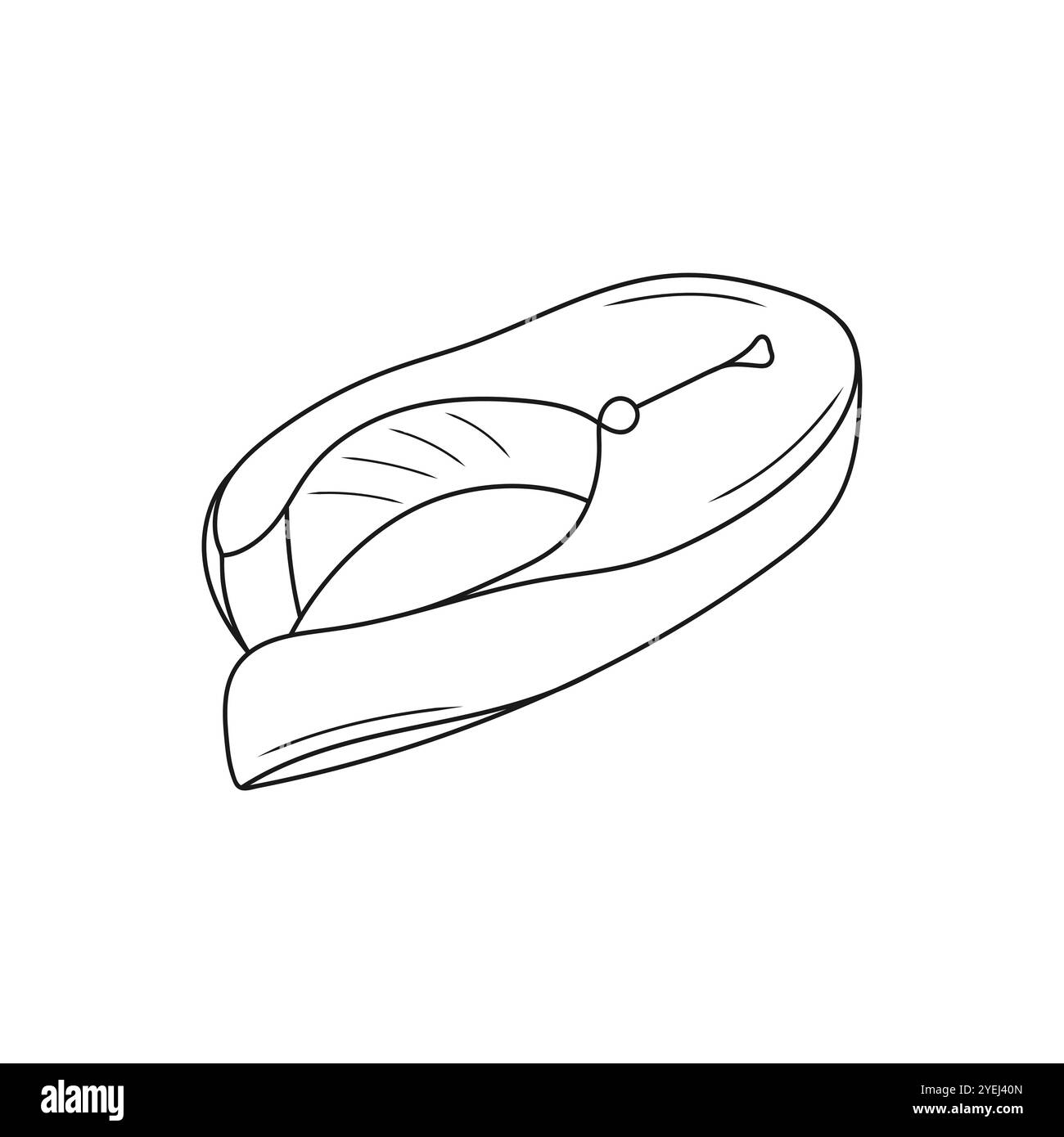 Doodle healthy fish sea Black and White Stock Photos & Images - Alamy