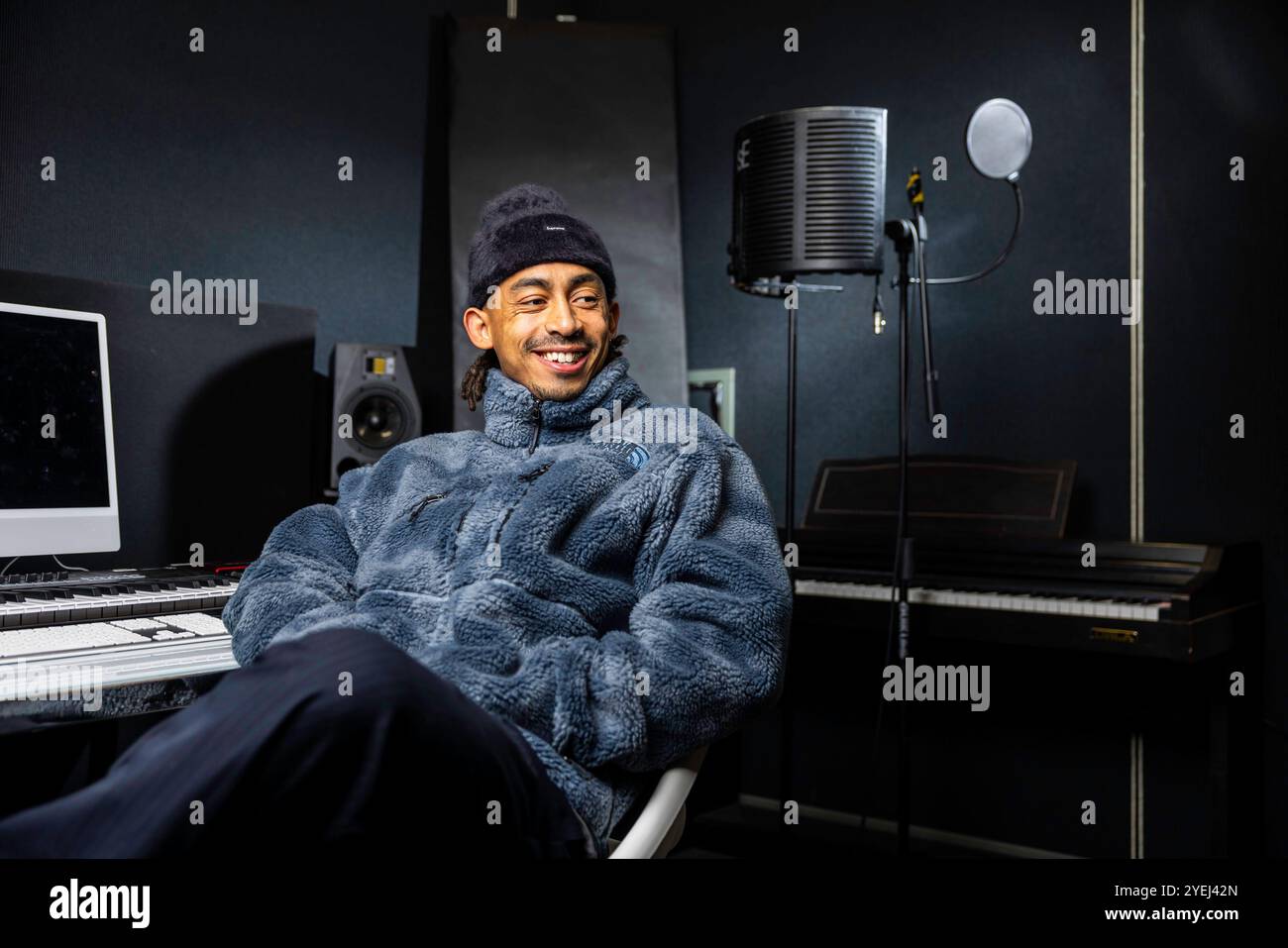 EDITORIAL USE ONLY Jordan Stephens reunites with CEO of Audio Active ...