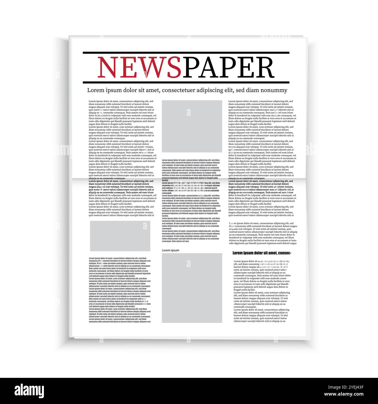 Newspaper design hi-res stock photography and images - Alamy