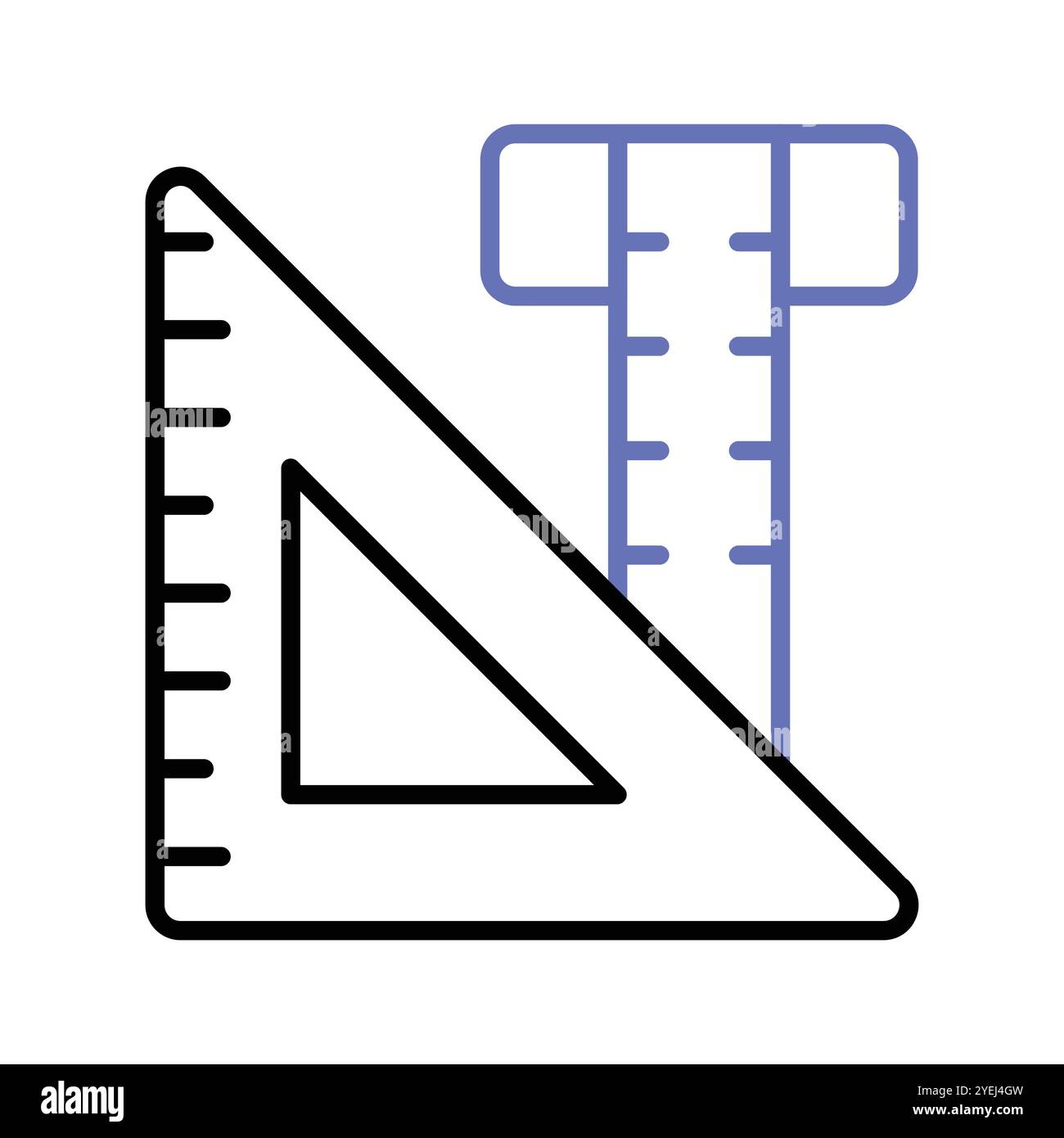 Vector measuring tools measuring tools rulers hi-res stock photography ...