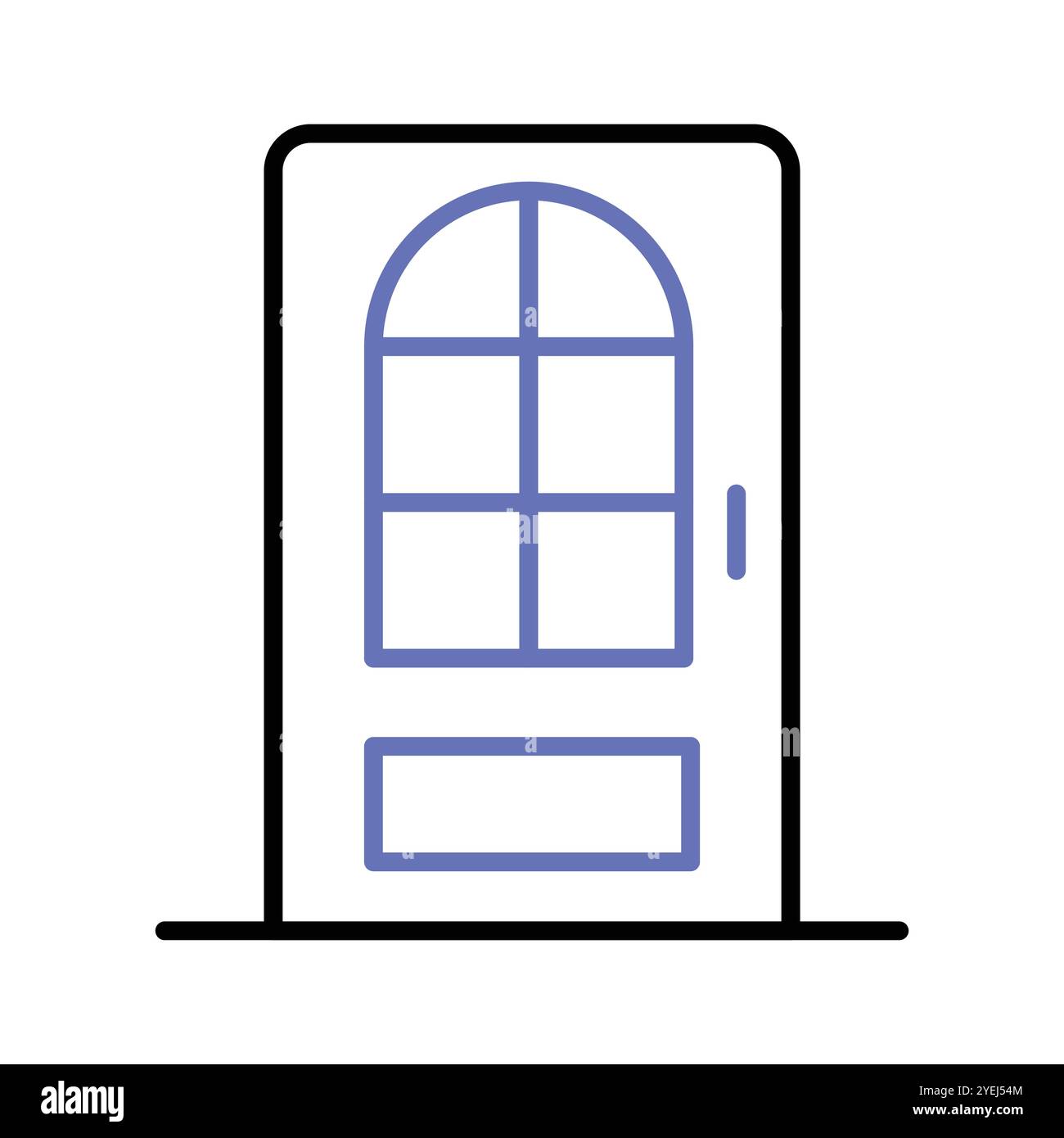 Trendy wooden door Stock Vector Images - Alamy