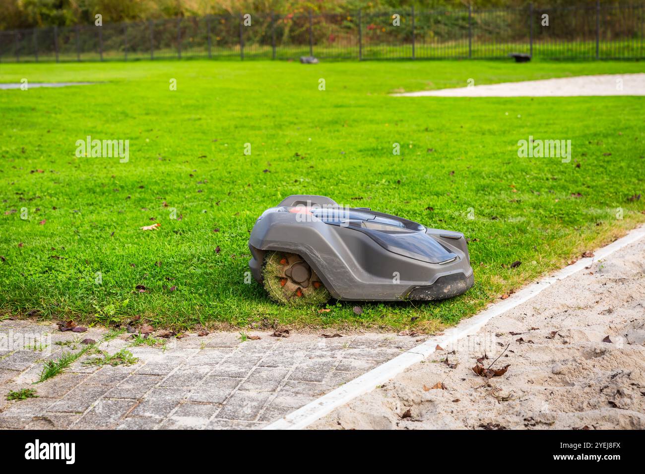 Modern grass cutter hi-res stock photography and images - Alamy