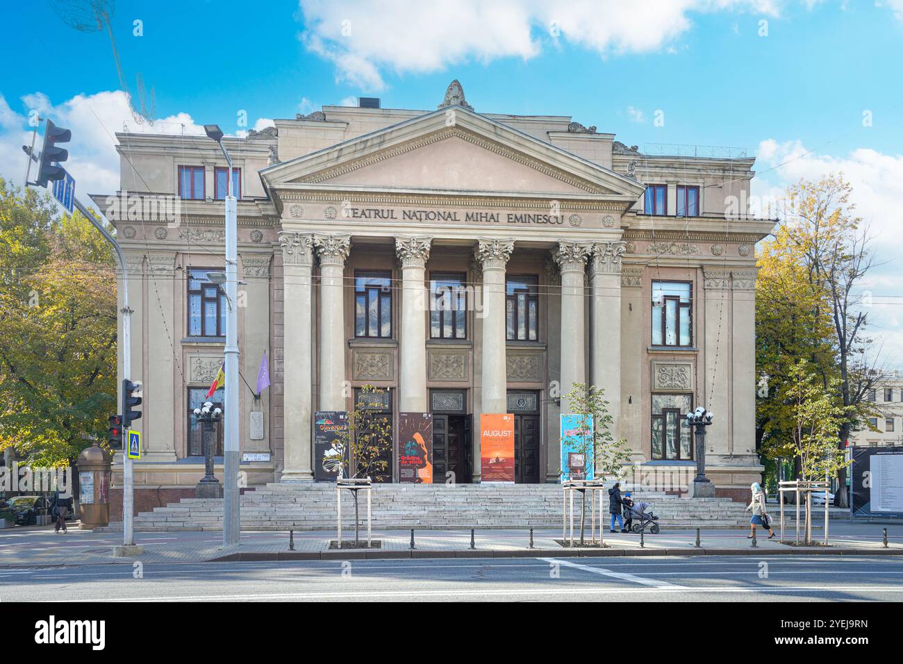 Chisinau, Moldova. October 25, 2024. External view of the Mihai ...
