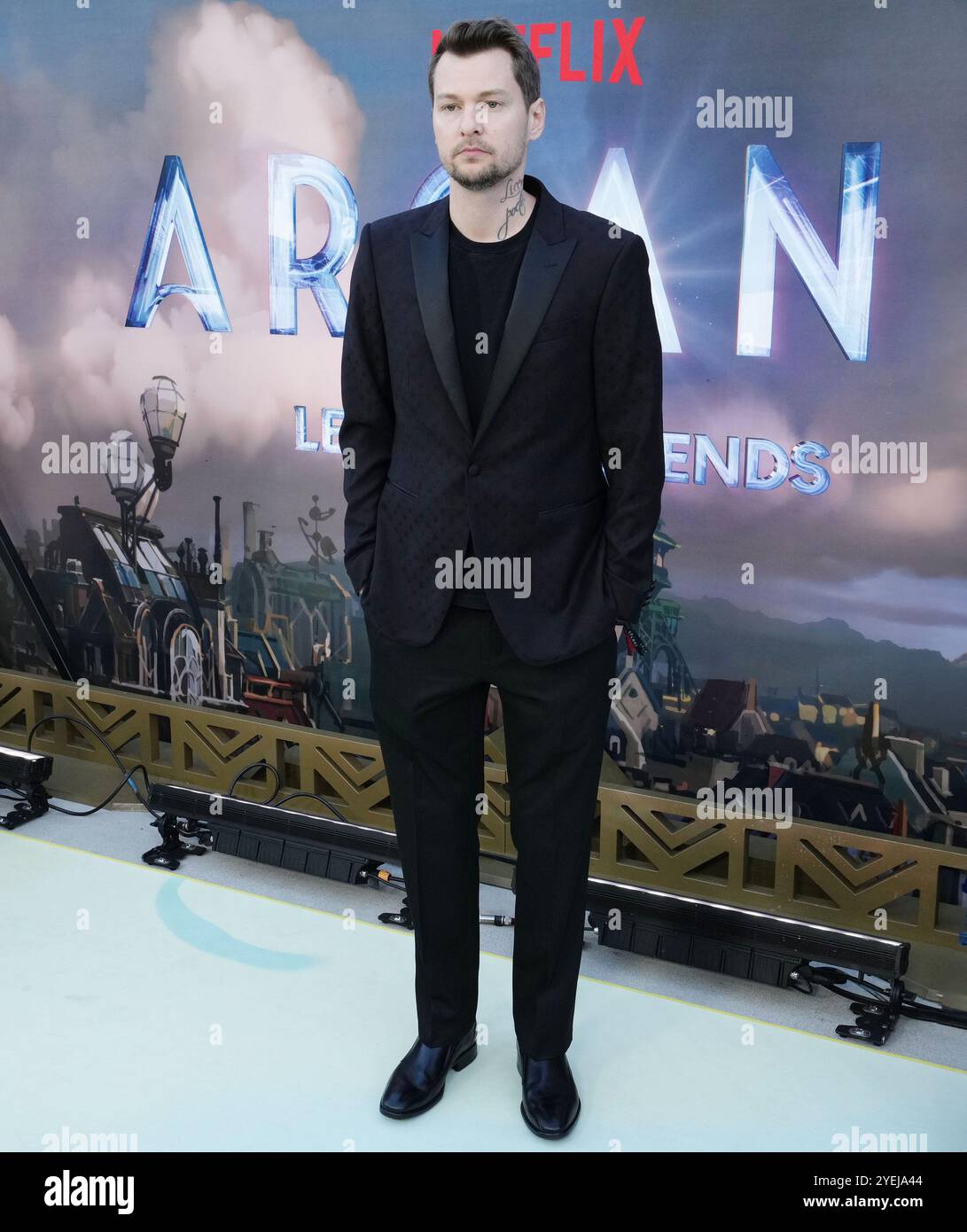 Los Angeles, USA. 30th Oct, 2024. Christian Linke arrives at the ARCANE ...