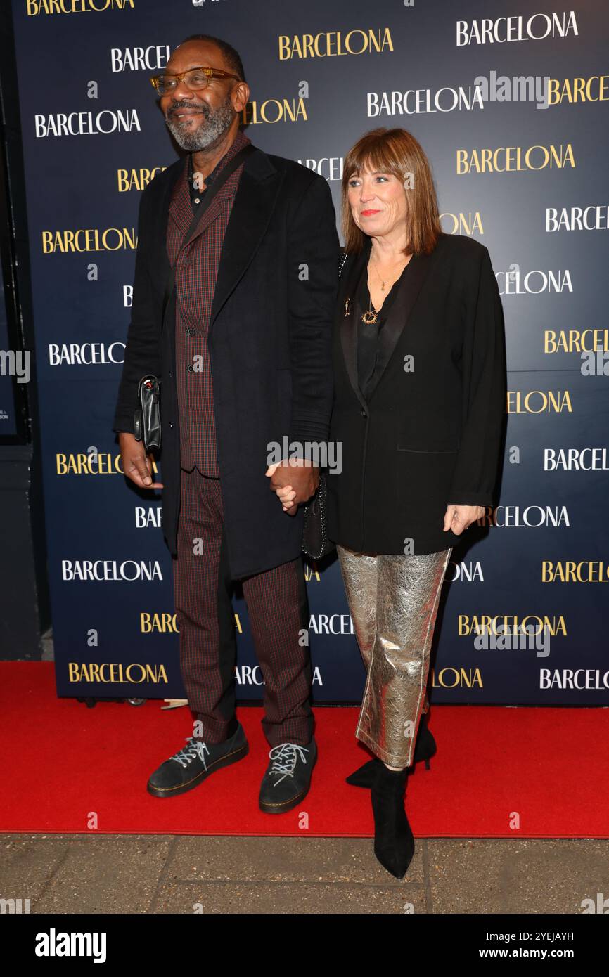 Sir Lenny Henry and Lisa Makin attend Gala Night opening of "Barcelona ...