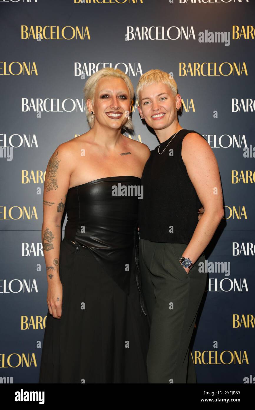 Mason Alexander Park (L) and Sally Frith attend Gala Night opening of ...