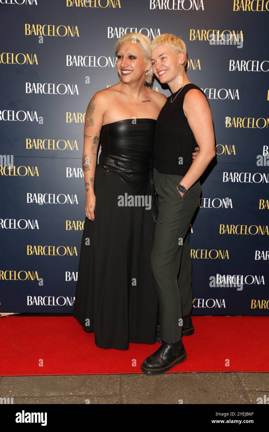 Mason Alexander Park (L) and Sally Frith attend Gala Night opening of ...