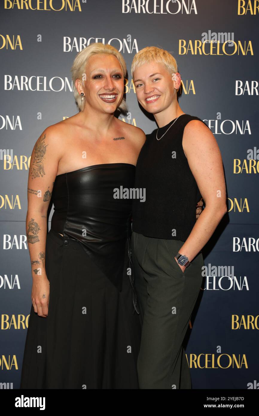 Mason Alexander Park (L) and Sally Frith attend Gala Night opening of ...