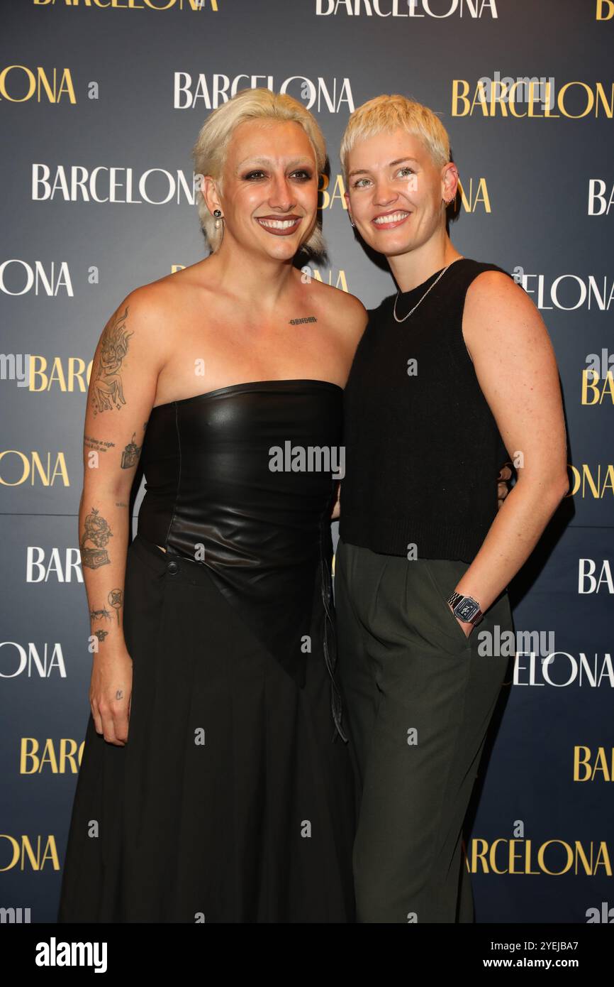 Mason Alexander Park (L) and Sally Frith attend Gala Night opening of ...