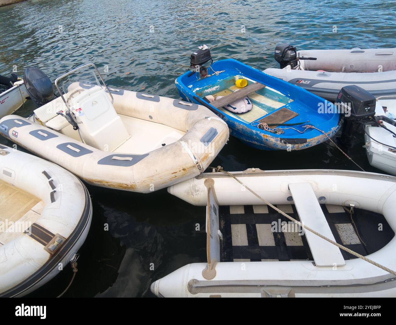 Small craft tied up to a quay hi-res stock photography and images - Alamy